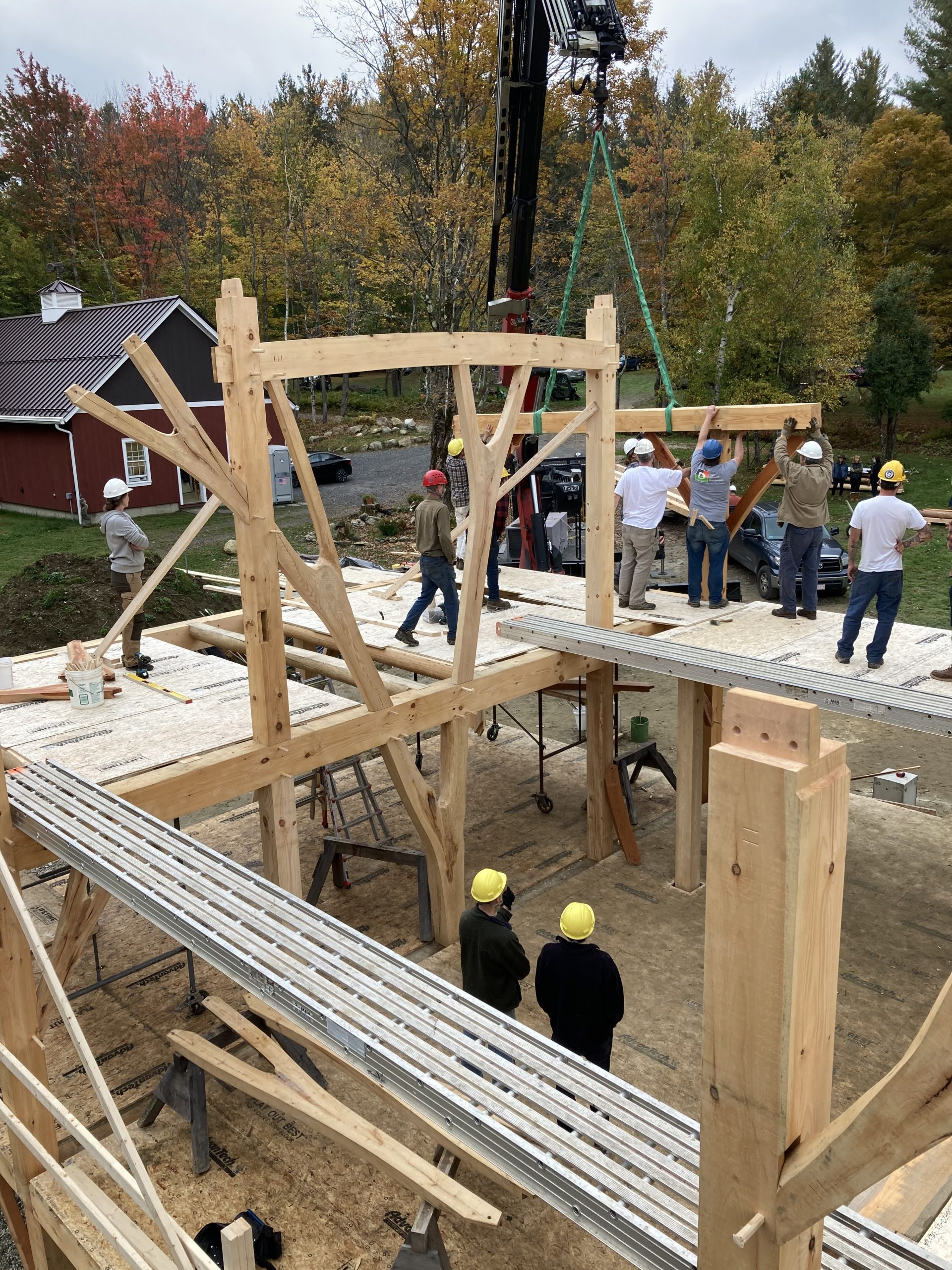 East Branch Studio | Collaboration with a timber framer | East Branch ...