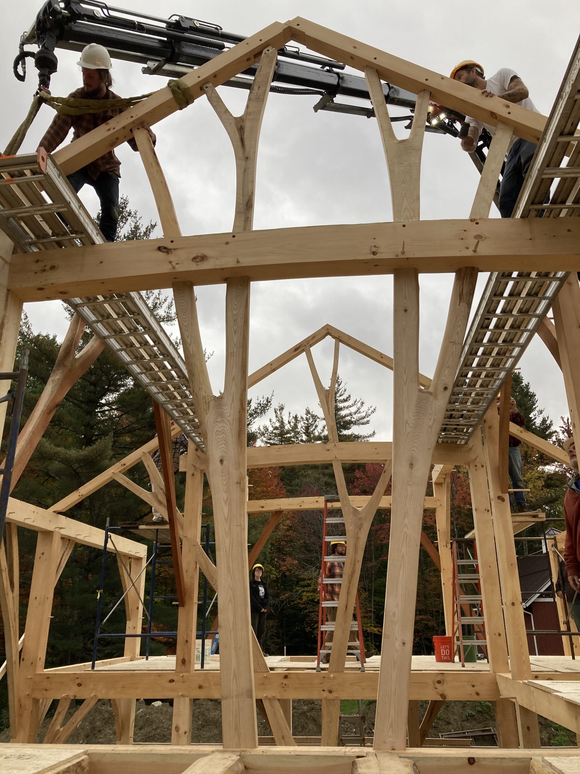 East Branch Studio | Collaboration with a timber framer | East Branch ...